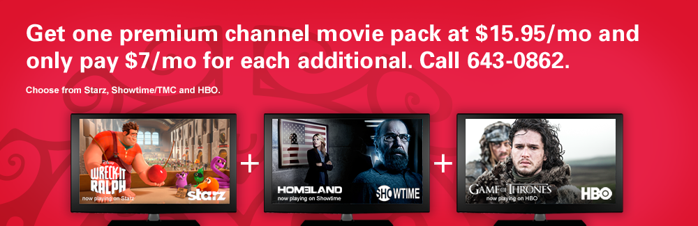 Premium Channels - HBO, Showtime, STARZ | Hawaiian Telcom TV